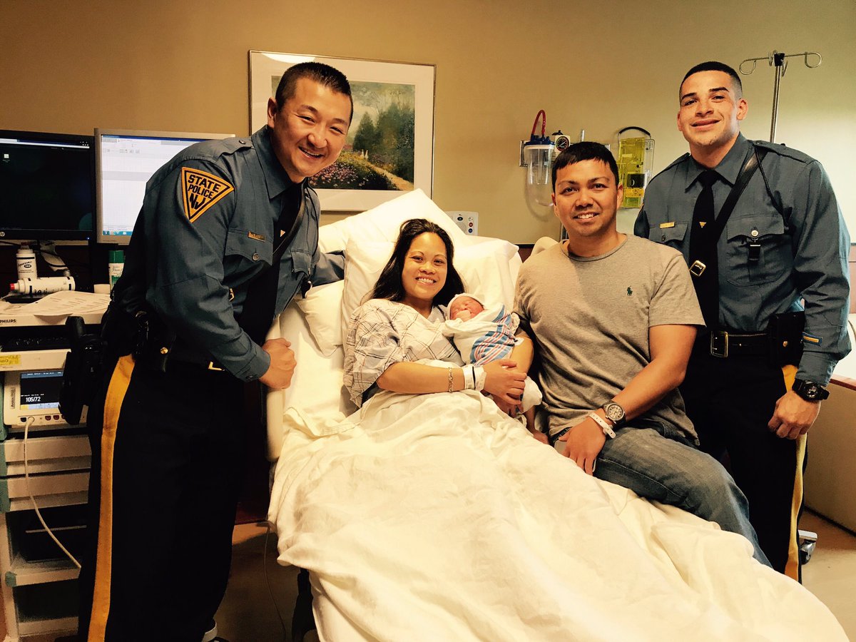 2 New Jersey state troopers help deliver Fil-Am couple’s baby | Inquirer