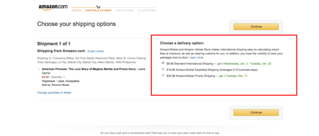 Buying On Amazon In PH, Part 3: Shipping Your Amazon Purchase