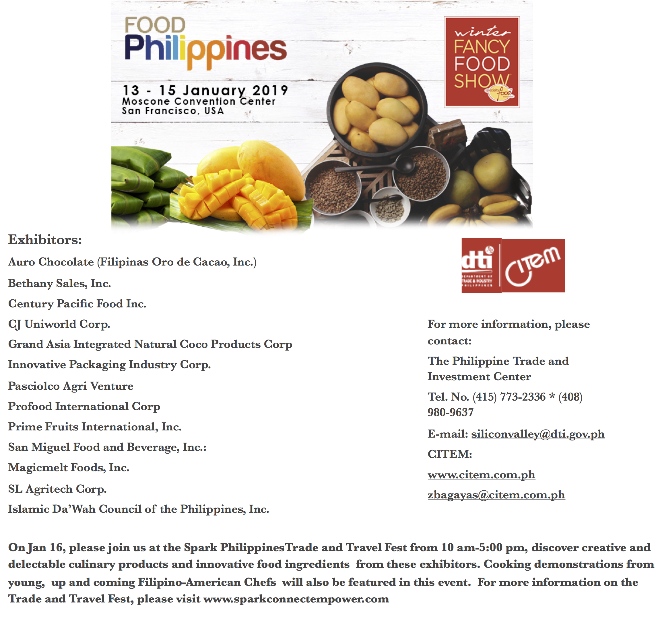 Food Philippines at the Winter Fancy Foods Festival SF '19 | Inquirer