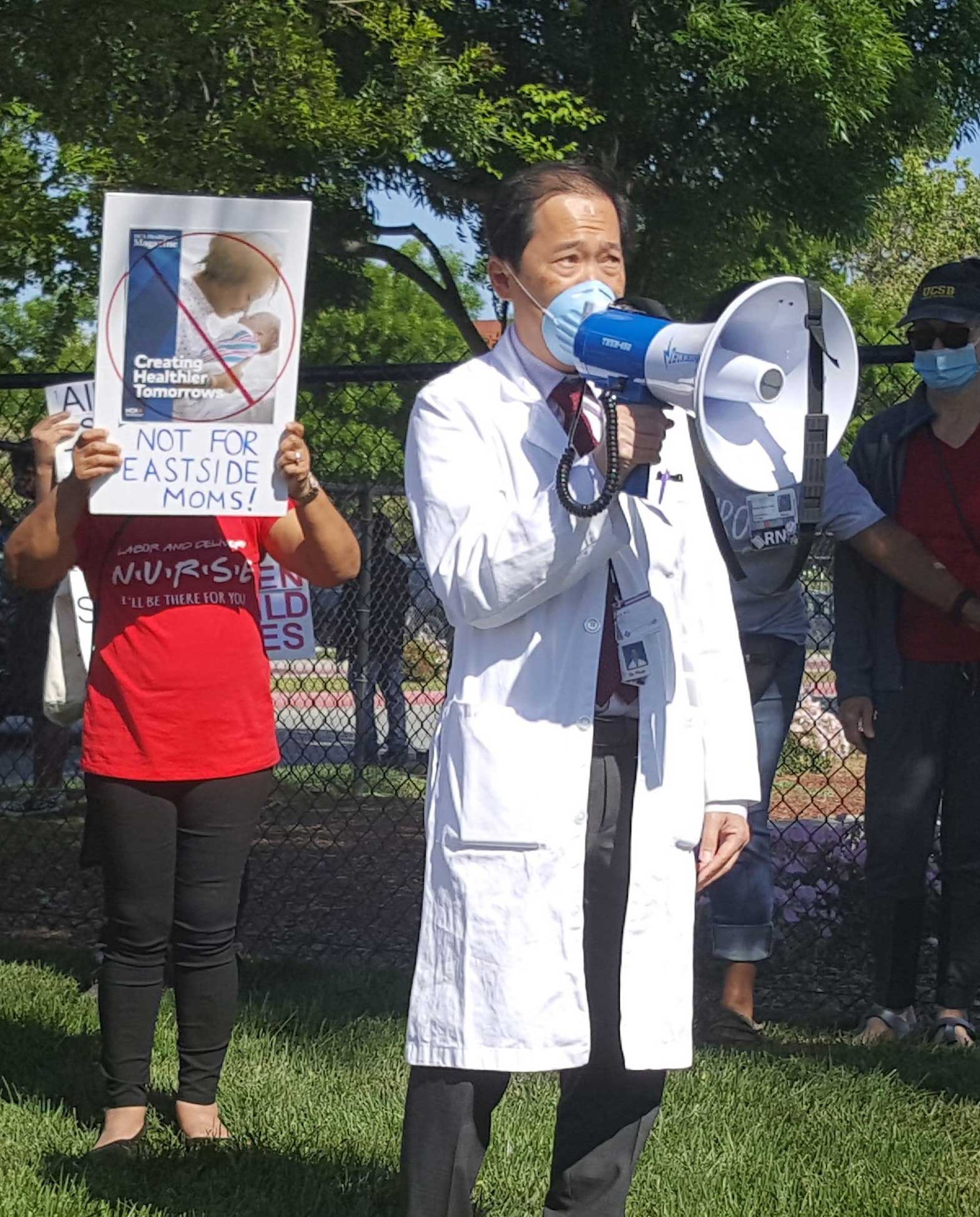 Protests hit slated closing of San Jose hospital unit amid pandemic ...