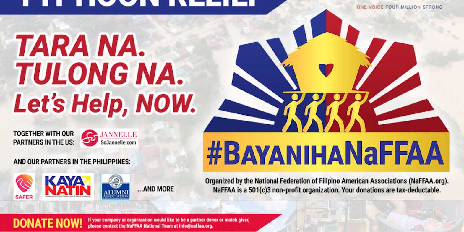 NaFFAA raising funds for PH typhoon relief | Inquirer