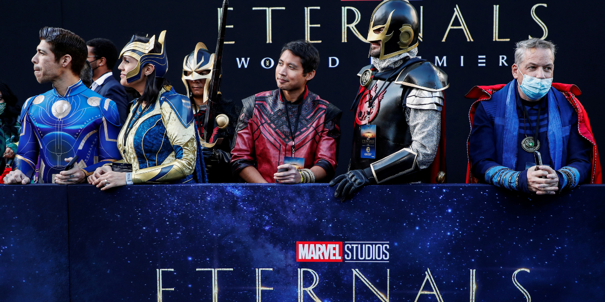 Eternals showcases Marvel's first deaf South Asian superheroes, gay kiss