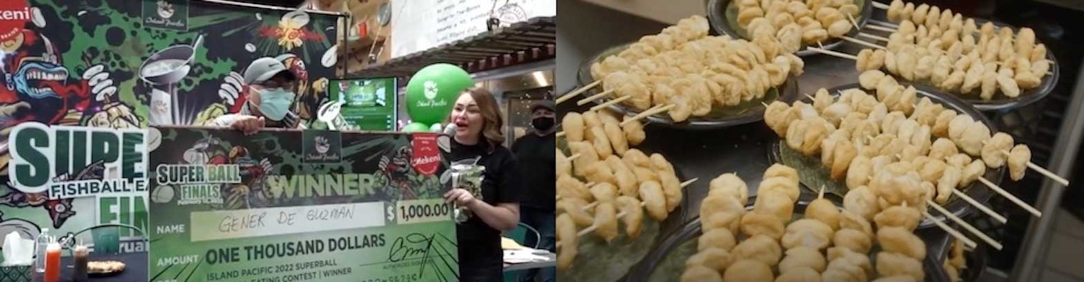 Contest grand prize winner eats 35 fish balls in a minute | Inquirer