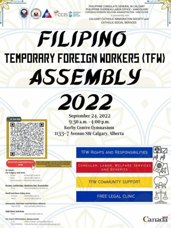 Filipino temporary workers learn their rights in Calgary assembly ...