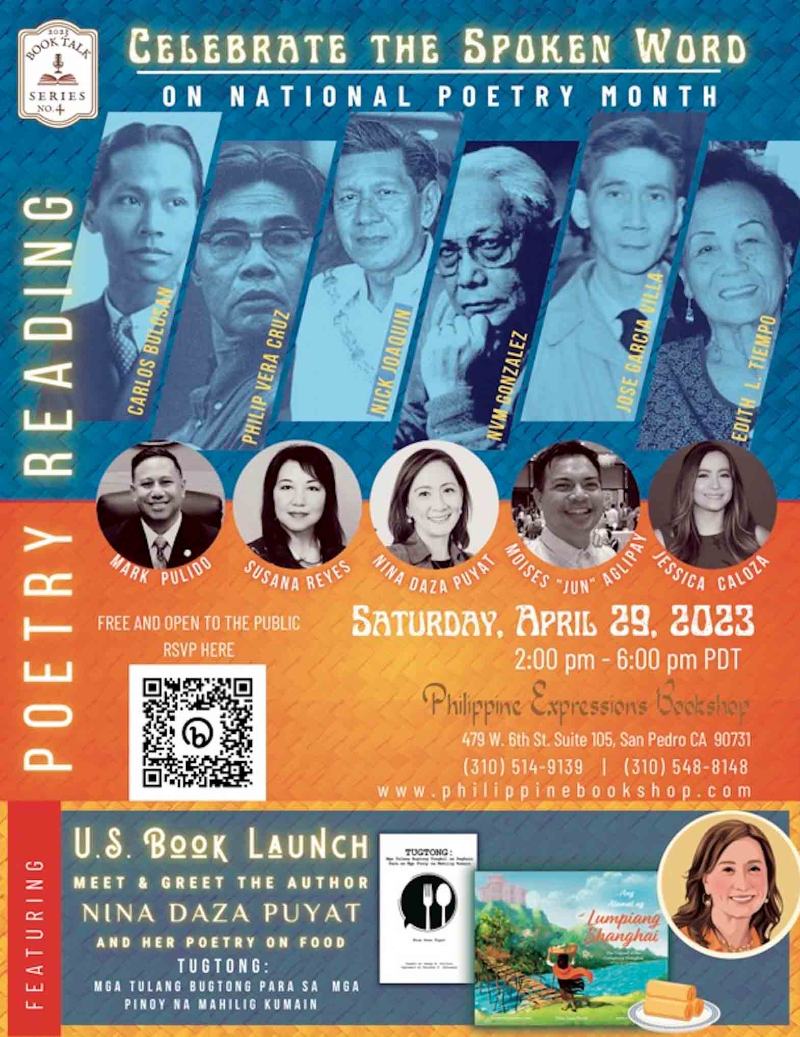 Fil-Am bookshop hosts ‘Celebrating the Spoken Word' Fil-Am bookshop ...