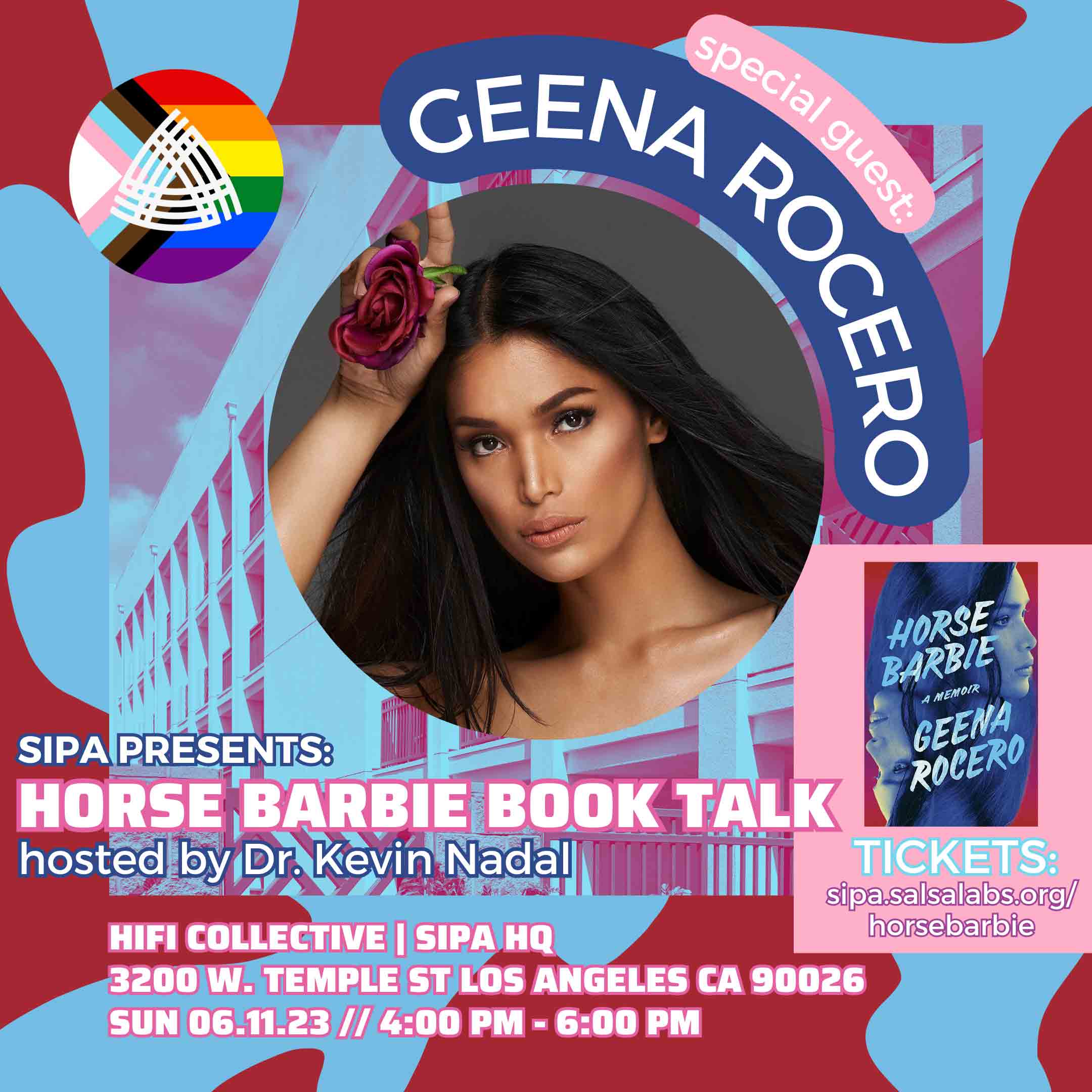 Book talk with trans activist Geena Rocero in Los Angeles, June 11 ...