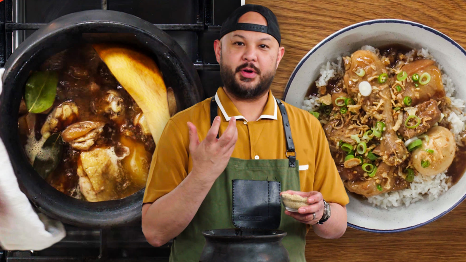 Try this chicken and pork belly adobo by Tradisyon NYC’s Anton Dayrit