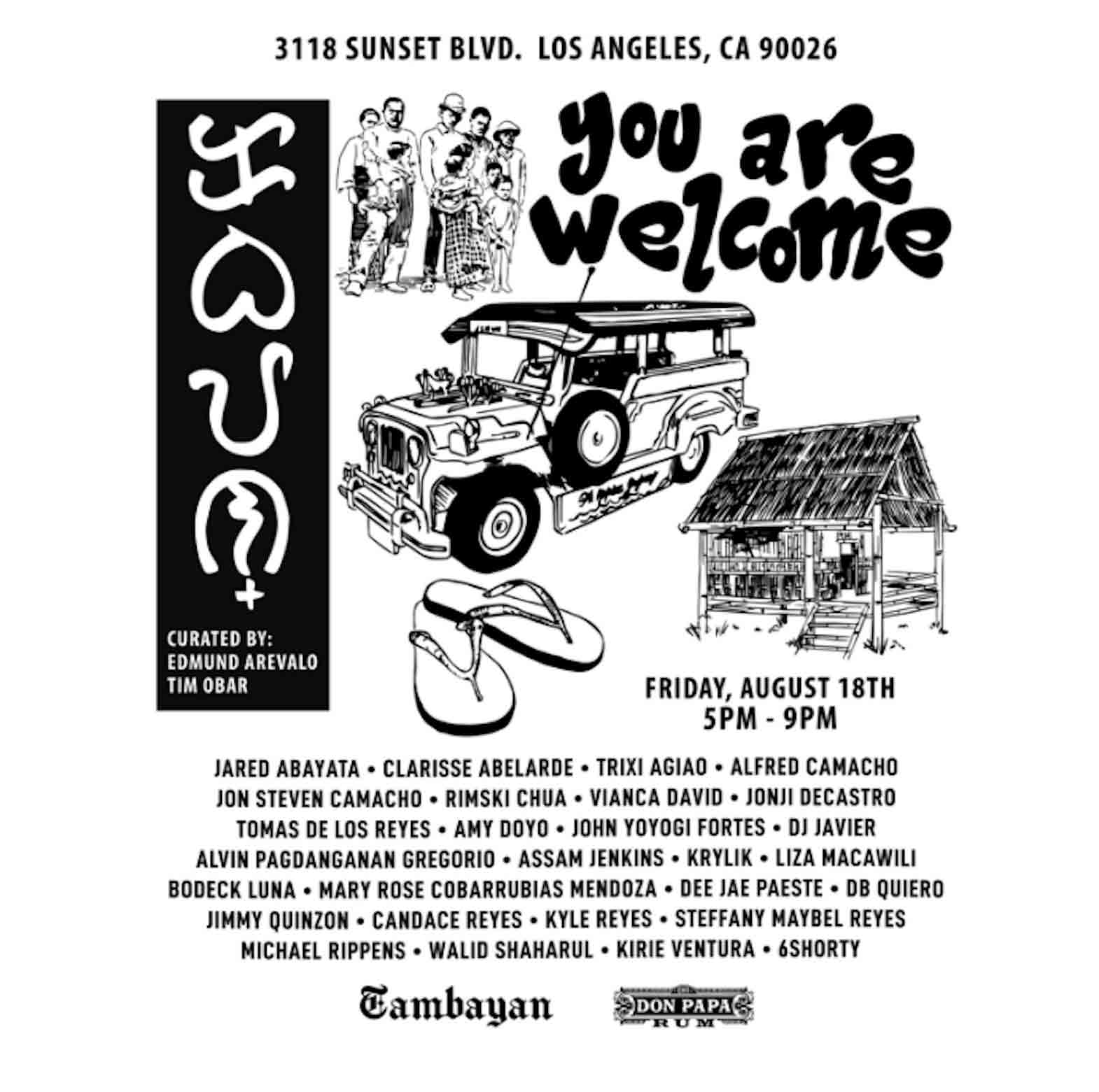 ‘You Are Welcome’ art exhibit in LA to showcase works of Fil-Am artists ...