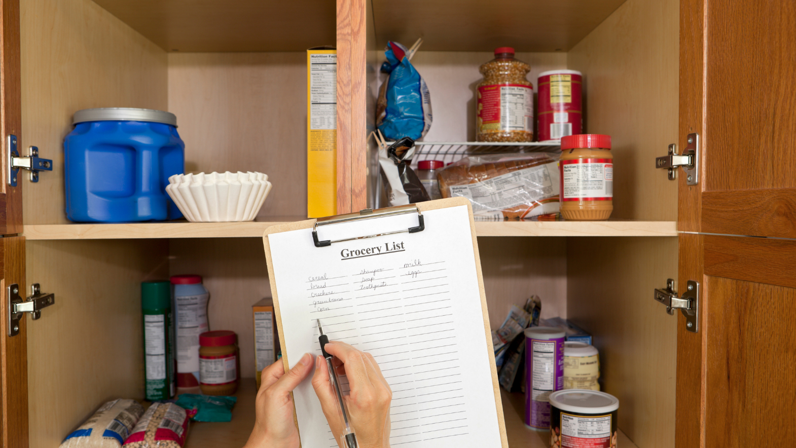 Your guide to essential food stocks before a storm