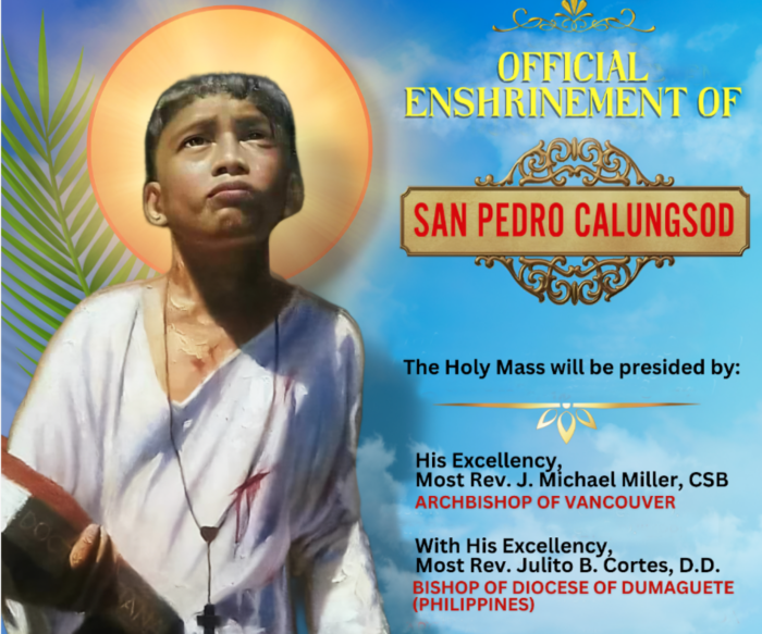 Filipinos in US, Canada celebrate feast of San Pedro Calungsod