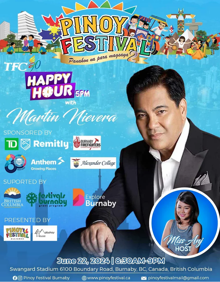 Martin Nievera to headline the biggest Filipino festival in BC