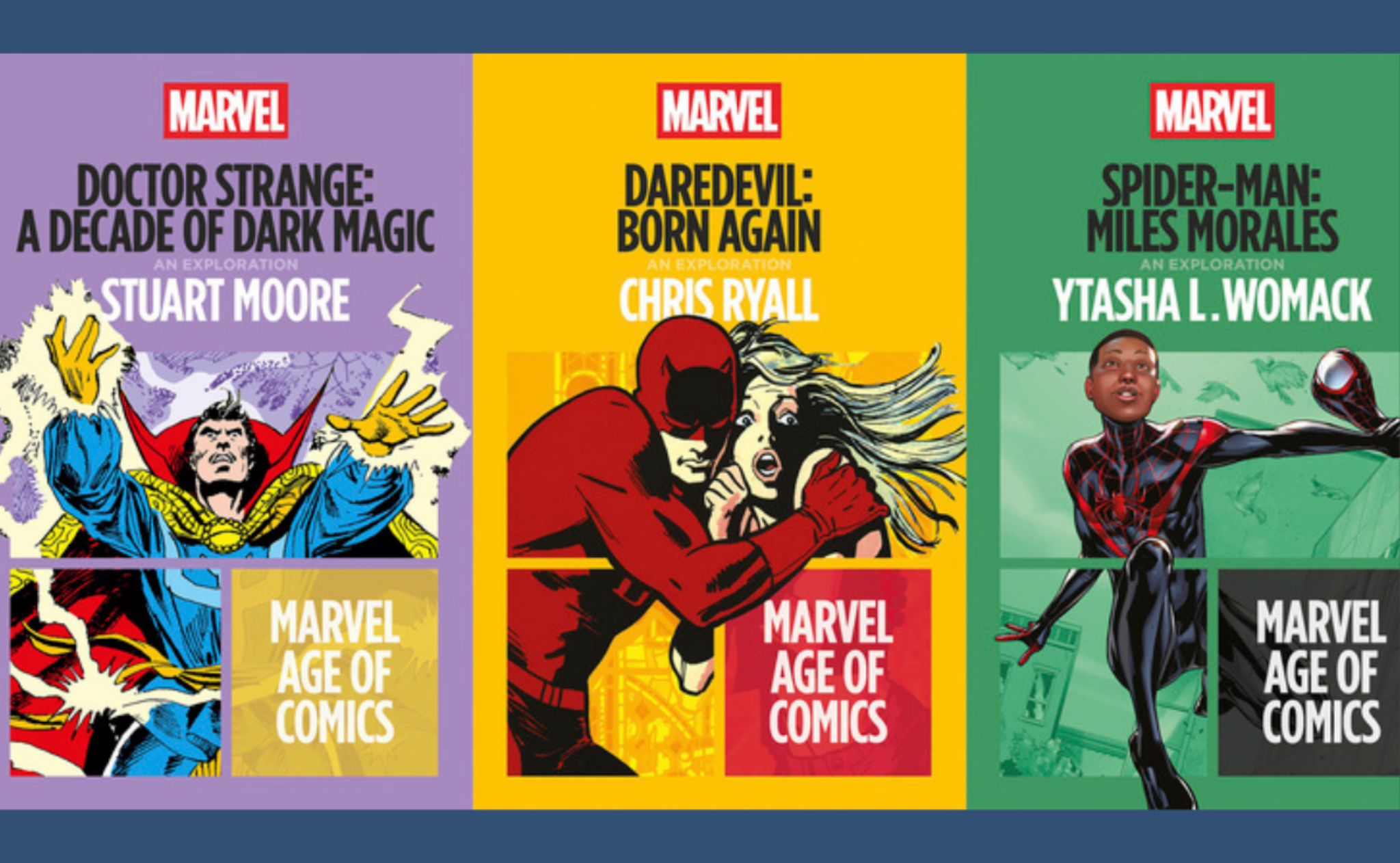 New series of books probes backstories of Marvel superheroes
