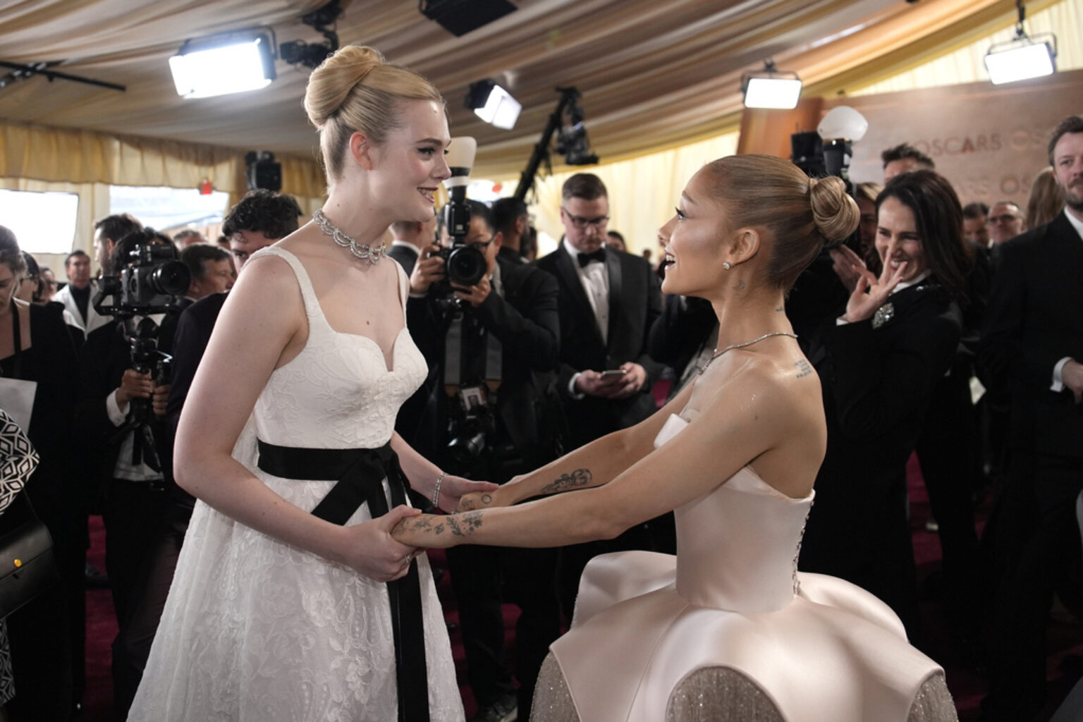 Oscars 2025 photos: See reunions, props and candid moments from the red ...