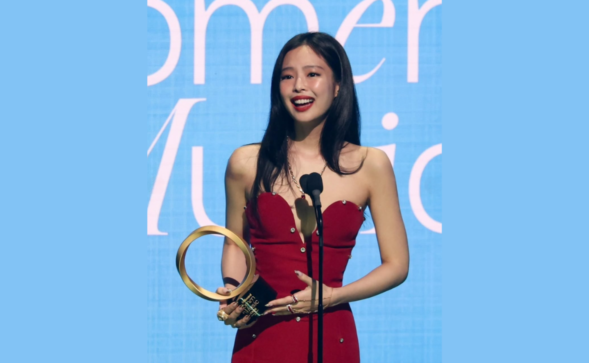 Blackpink’s Jennie wins Global Force Award at Billboard Women in Music