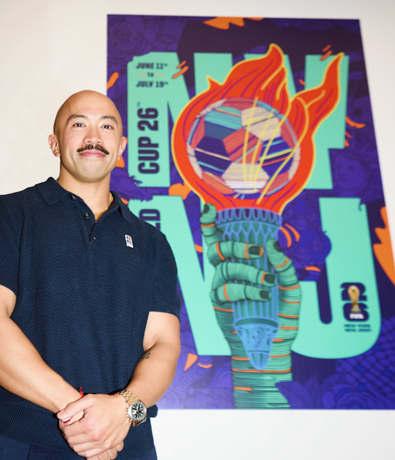 Fil-Am artist Rich Tu designs FIFA World Cup 26 host city poster