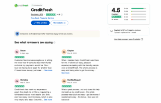 Credit Fresh: Reviews and Ratings