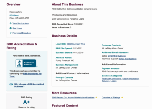 PDS Debt: Reviews and Ratings