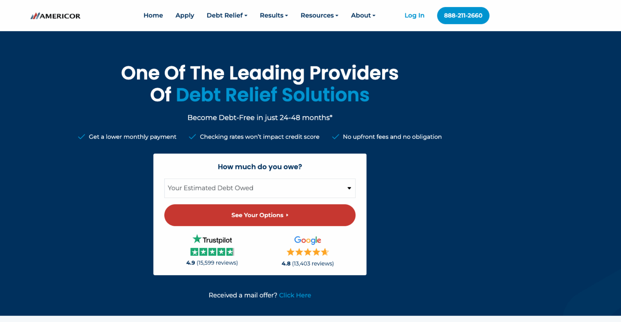 Americor: Reviews and Ratings