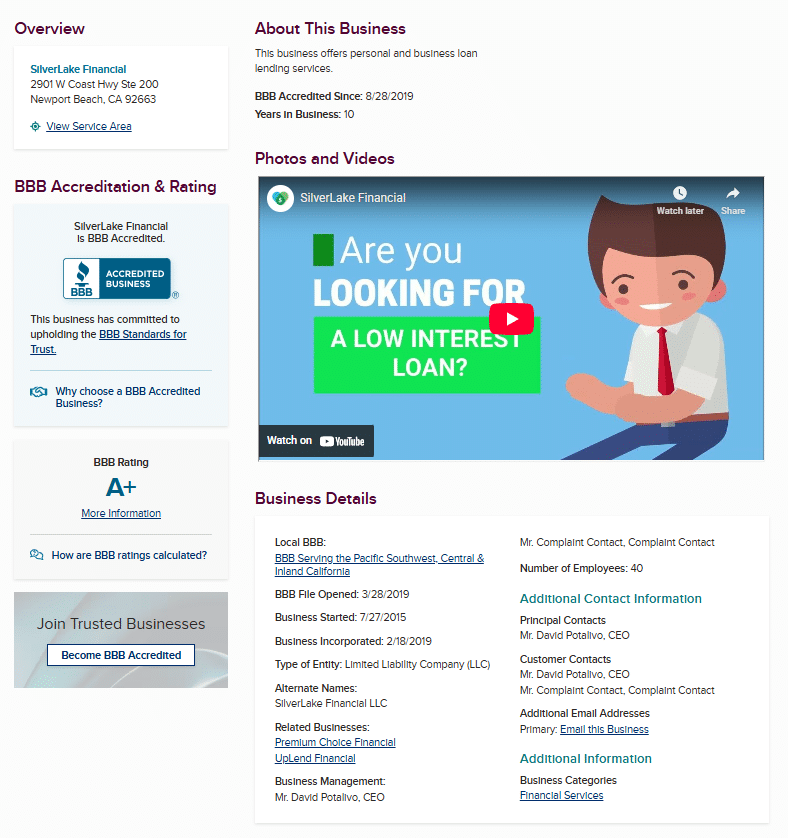 Silverlake Financial Reviews and Ratings