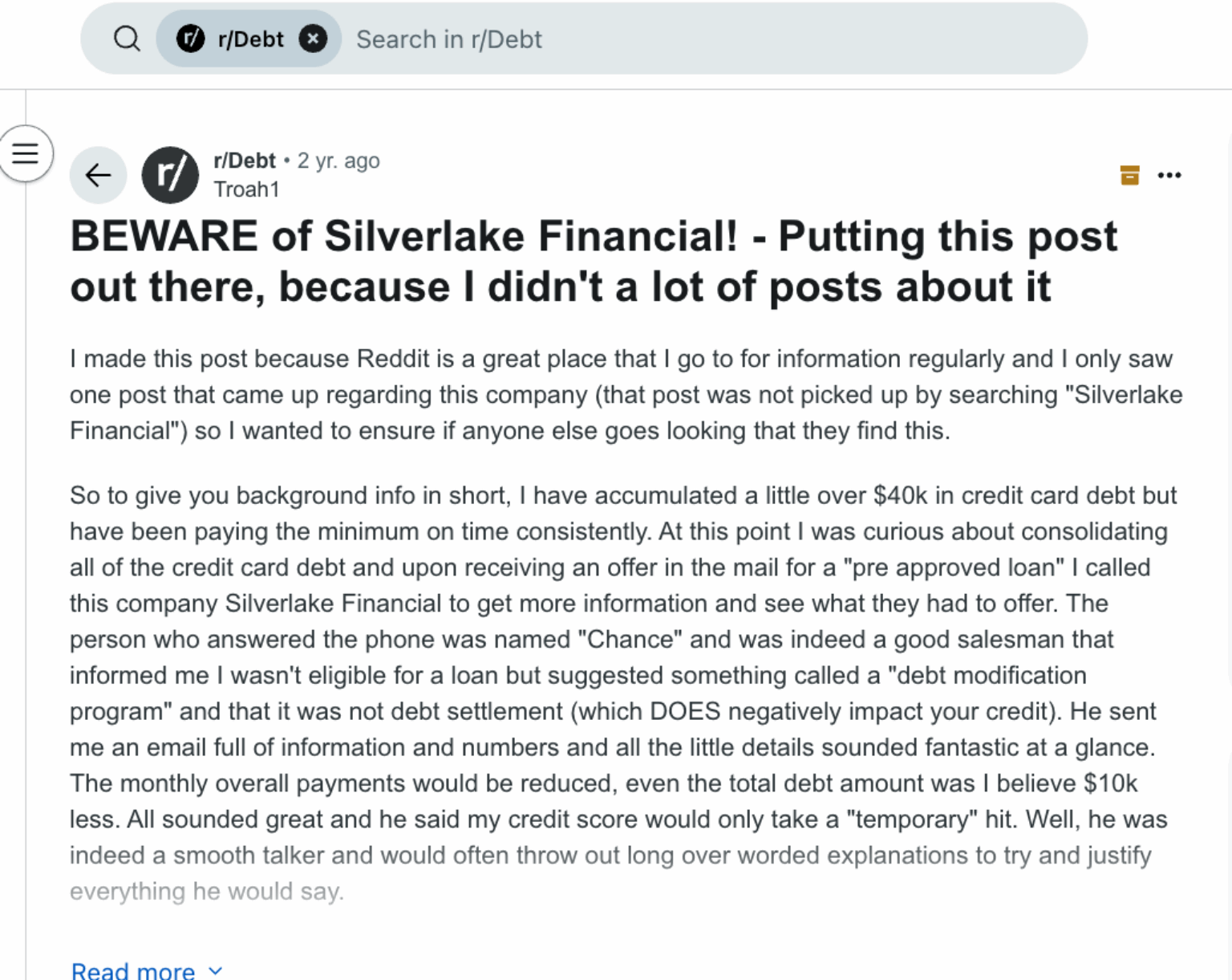 Silverlake Financial Reviews and Ratings