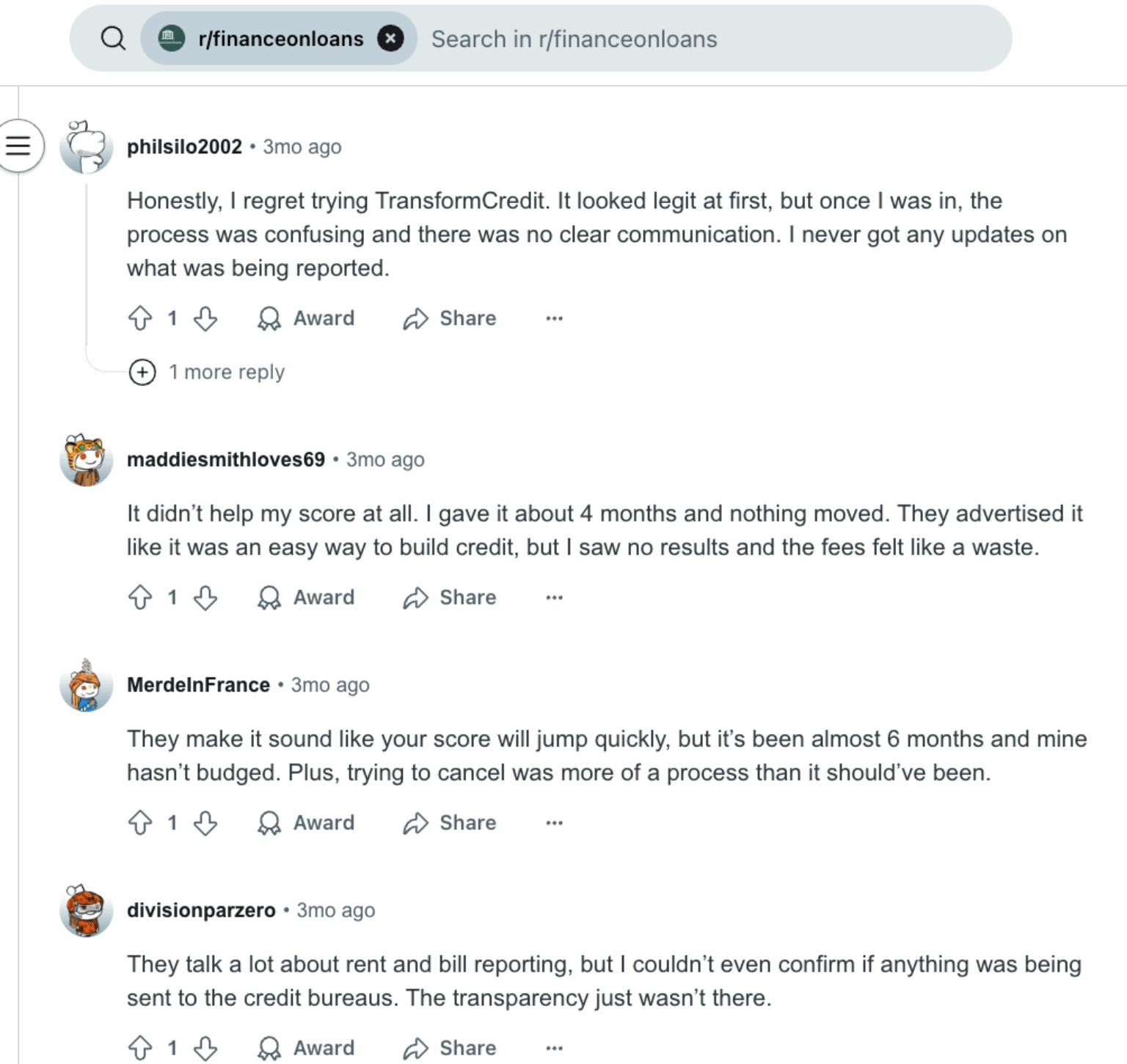 Transform Credit Reviews and Ratings