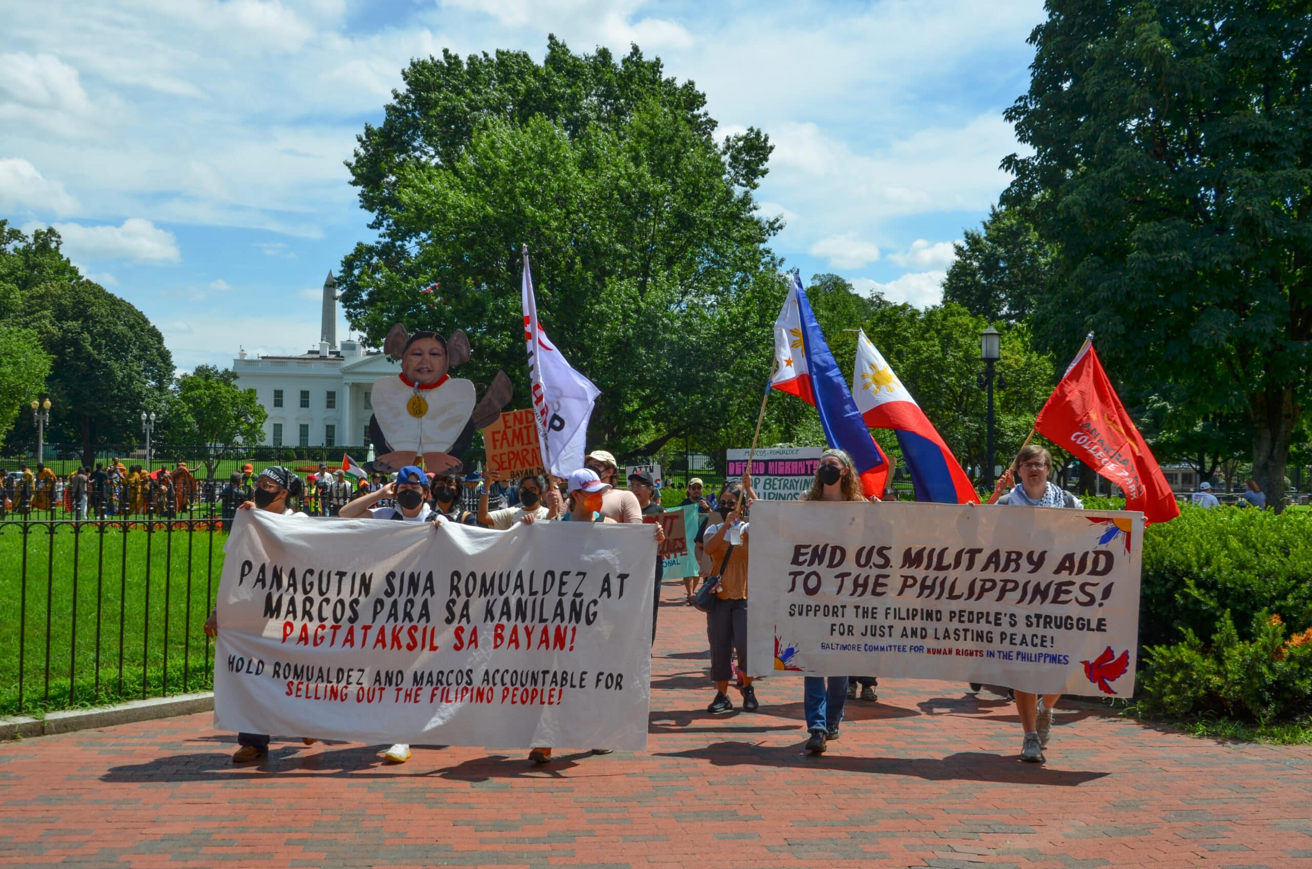 Marcos-Trump meeting sparks protests over tariffs, detentions