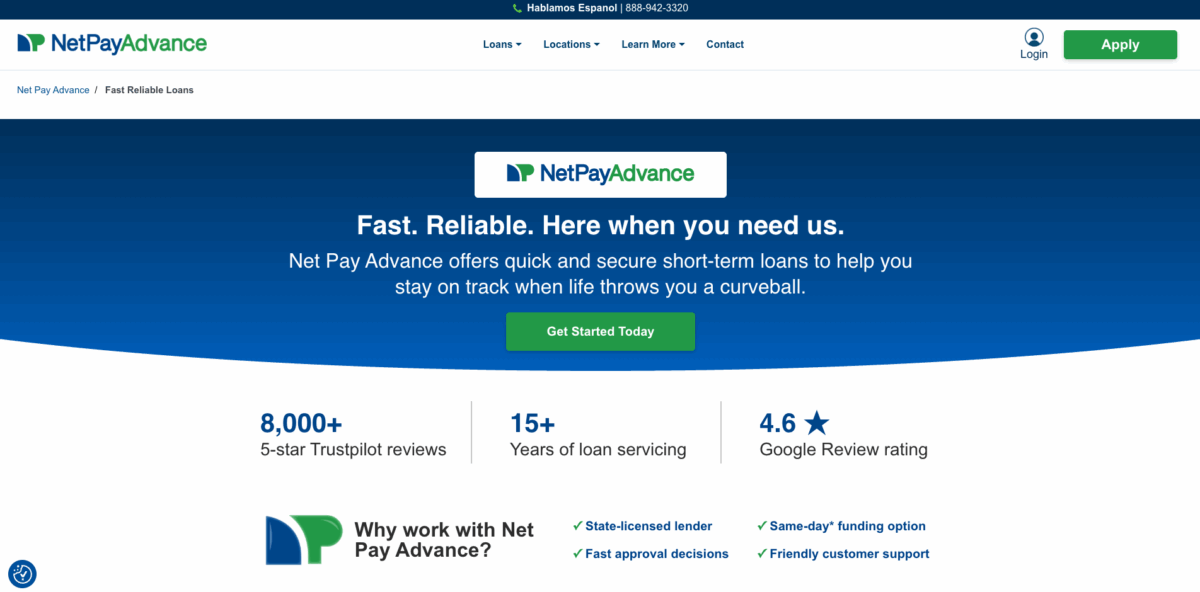 Net Pay Advance Reviews and Ratings