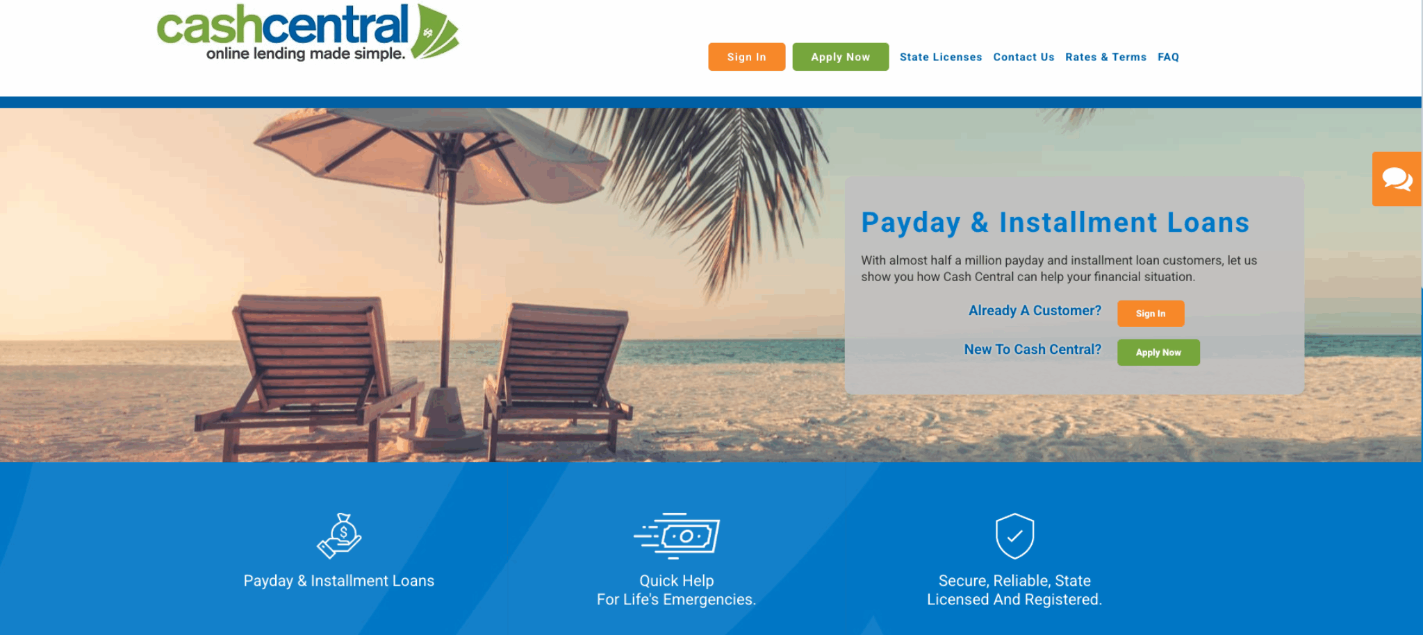 Cash Central Reviews and Ratings