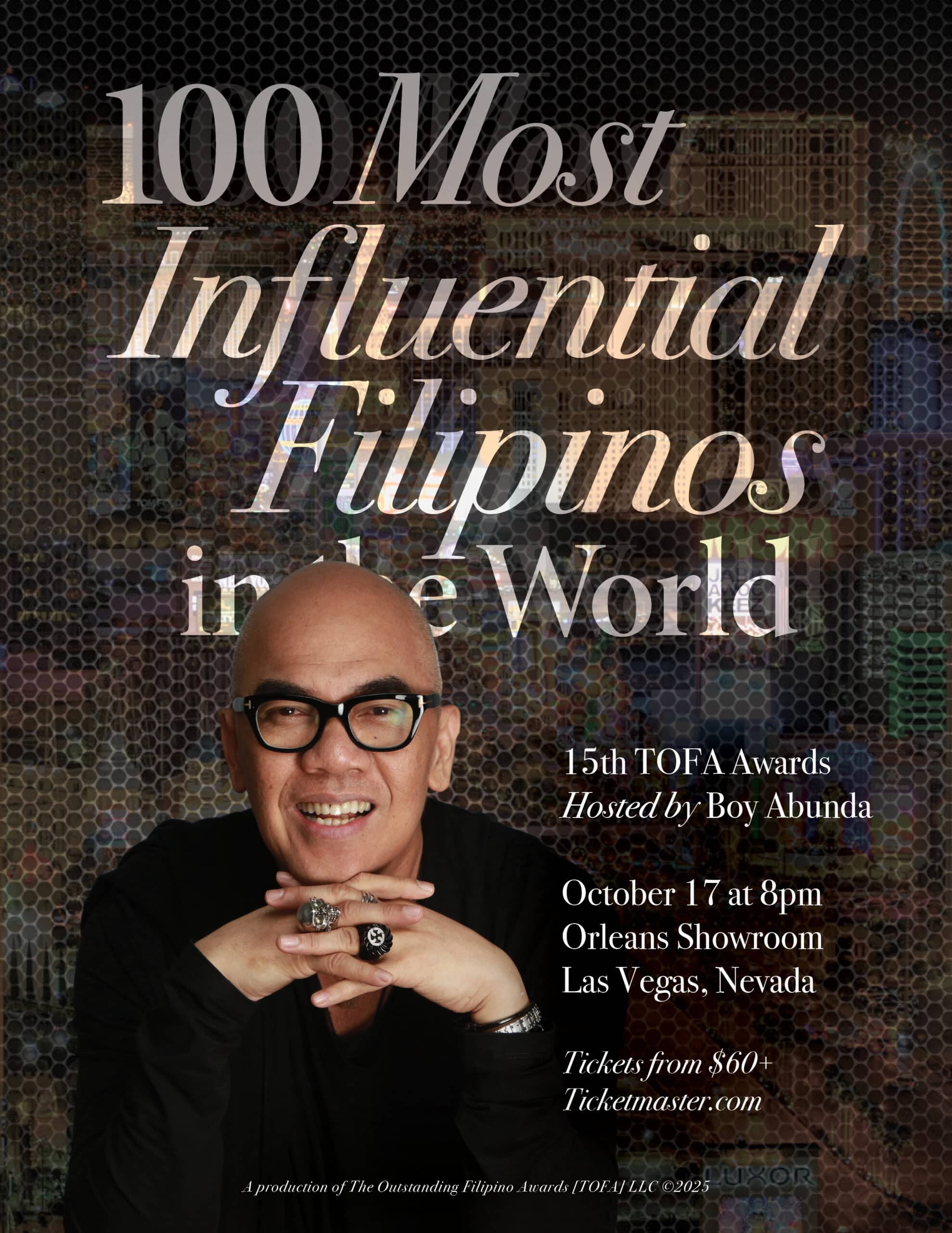 TOFA marks 15th year at star-studded awards gala in Las Vegas