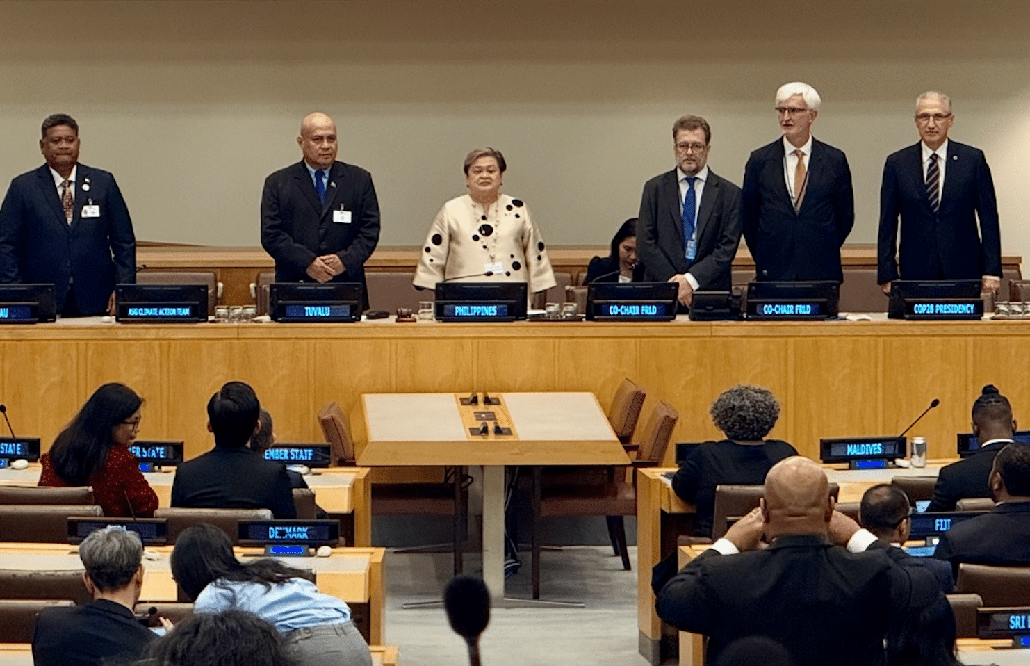 Lazaro joins push for migrant protection, gender equality at UNGA