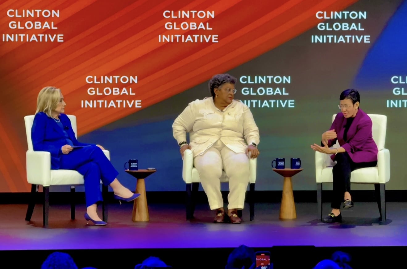 Nobel laureate Maria Ressa warns about 'information Armageddon'