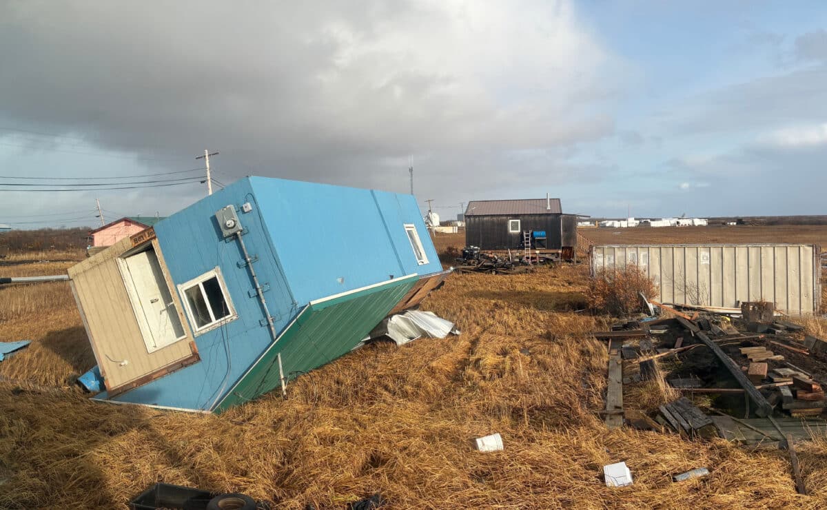 Alaska storms drive 1,500 from their homes: 2 villages decimated