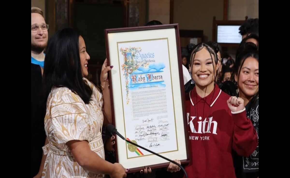 Fil-Am rapper Ruby Ibarra honored by Los Angeles City Council