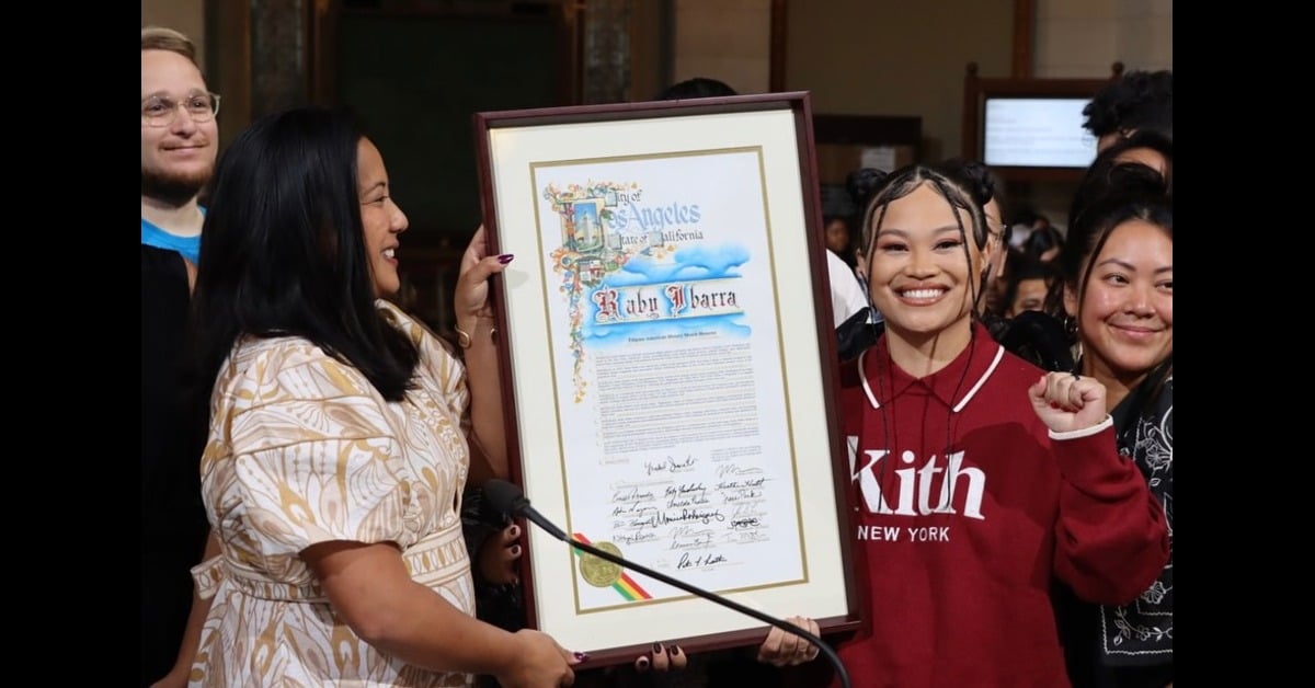 Fil-Am rapper Ruby Ibarra honored by Los Angeles City Council