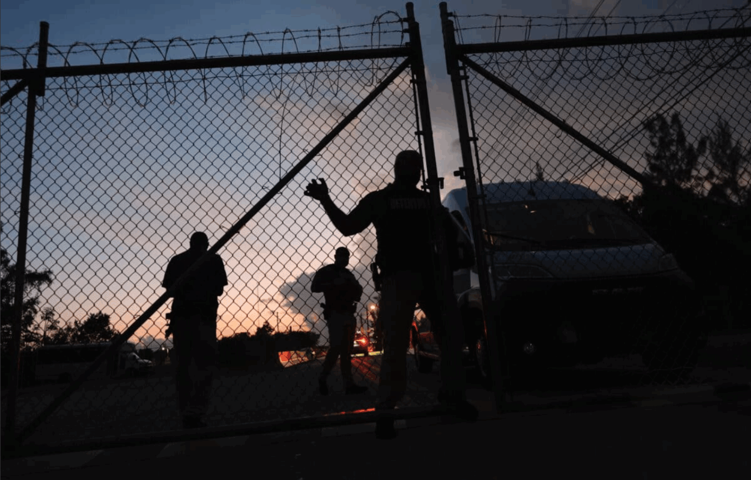 ICE detention soars to record levels a year into Trump’s 2nd term