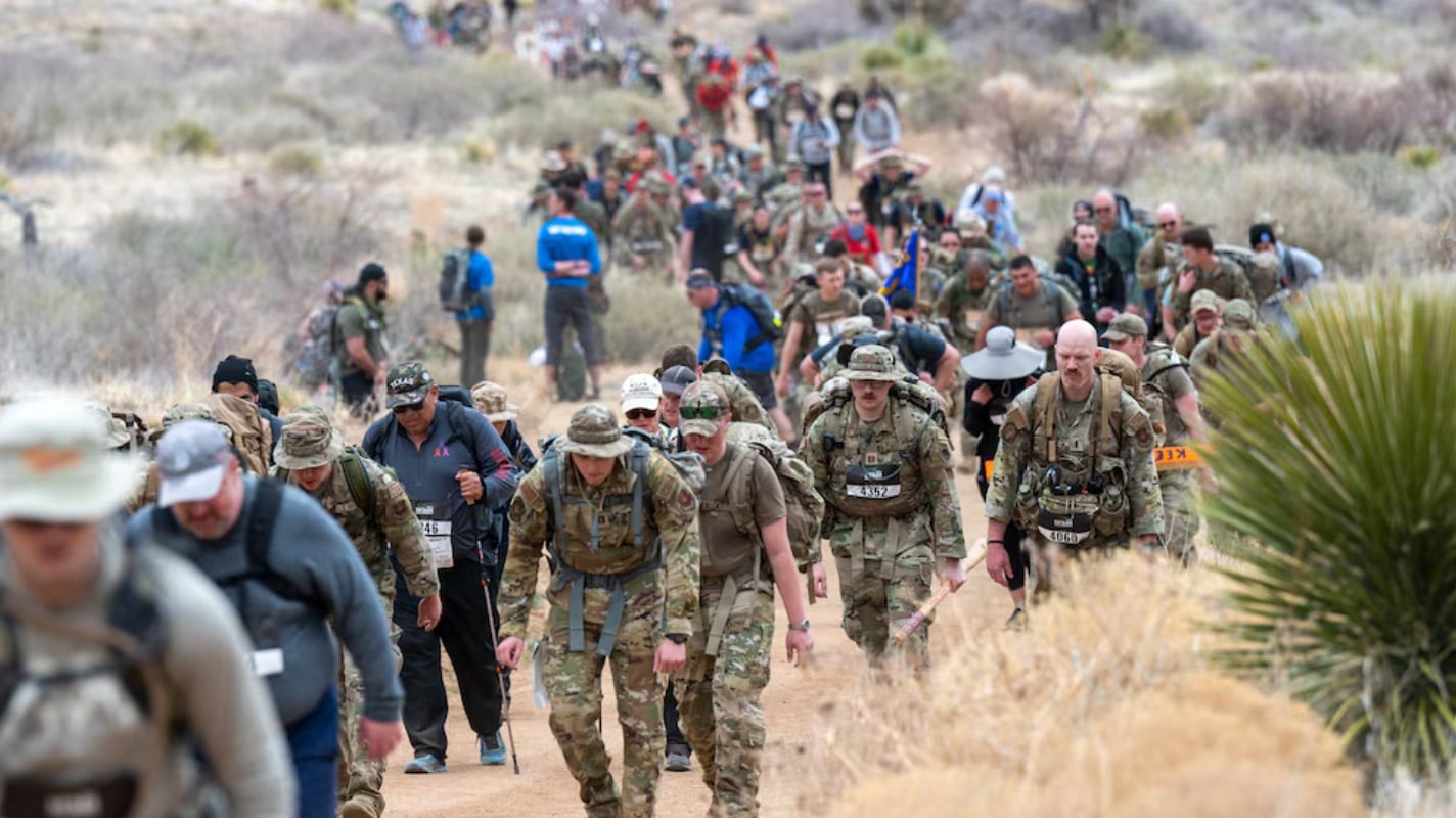 Thousands to reenact Bataan Death March in New Mexico desert